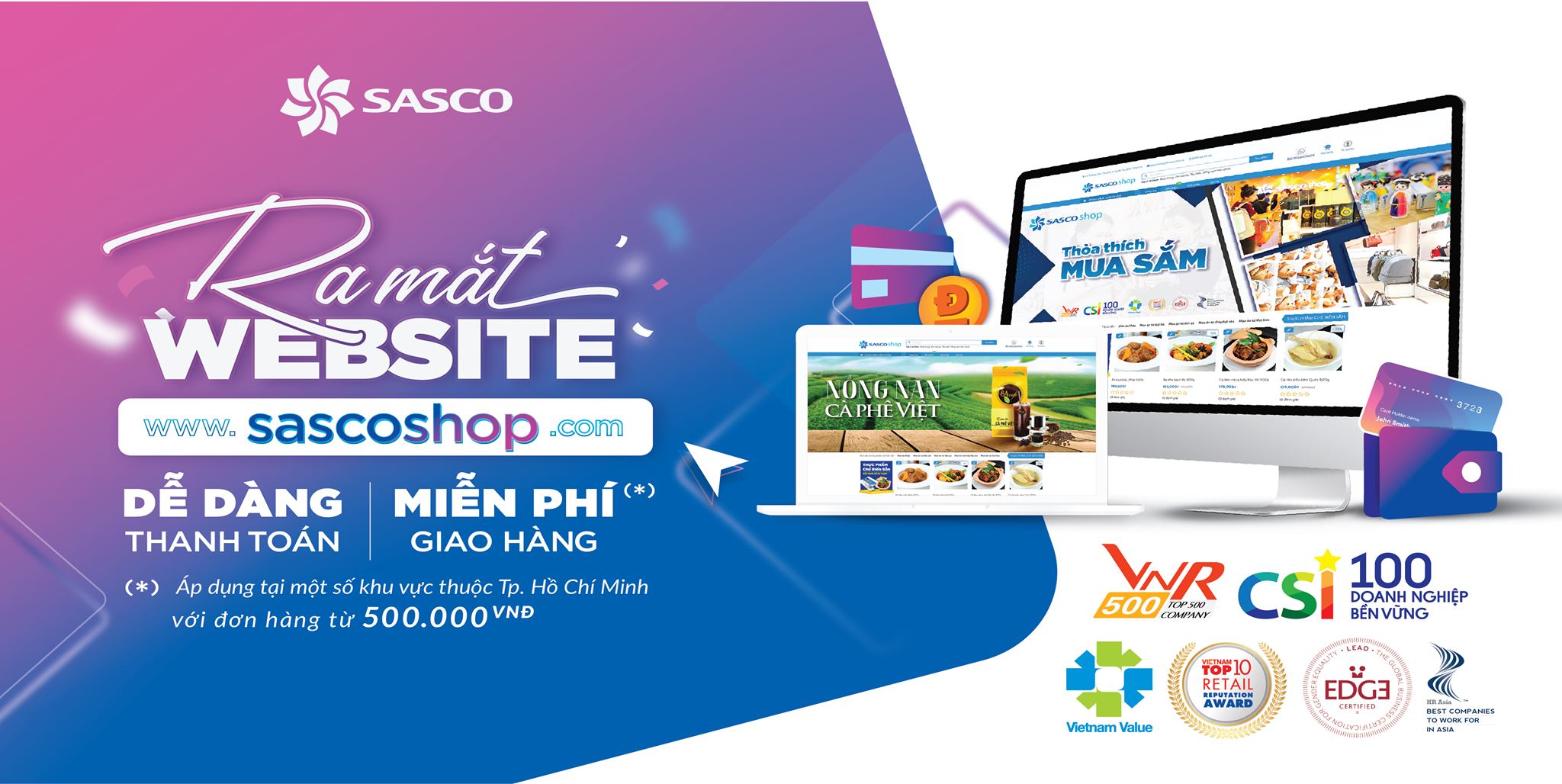 Celebrating the launch of SASCO Online Shop, instant 20% discount on ...